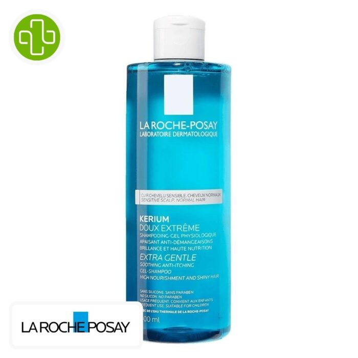 La Roche-Posay Kerium Doux Extrême Shampoing-Gel Physiologique Apaisant ...