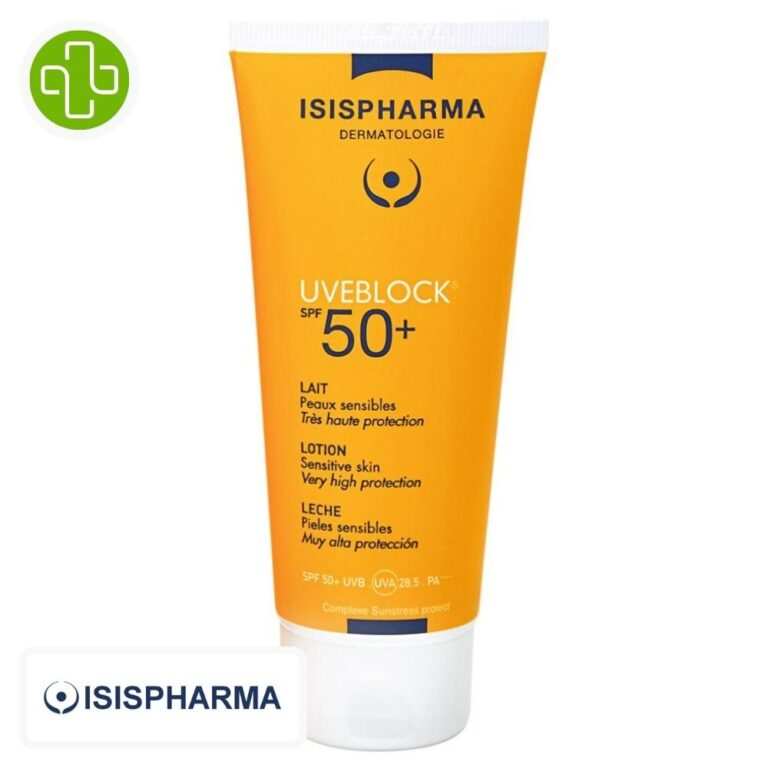 Isispharma UVEBlock Ecran Solaire En Lait Invisible Spf50 - 100ml Maroc ...