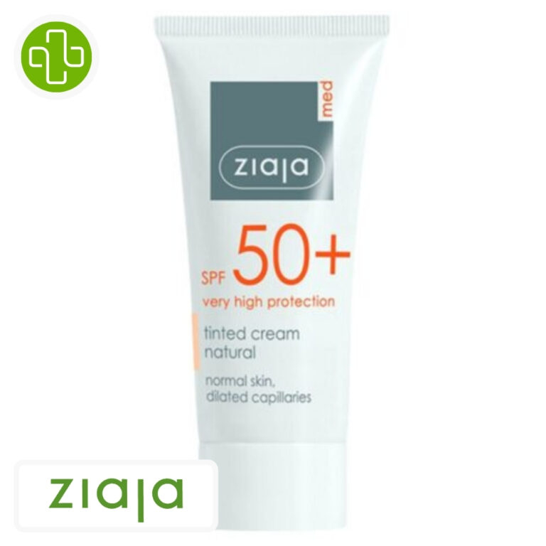 Ziaja Med Crème Teinte Naturelle Spf50+ - 50ml Maroc Au Meilleur Prix ...