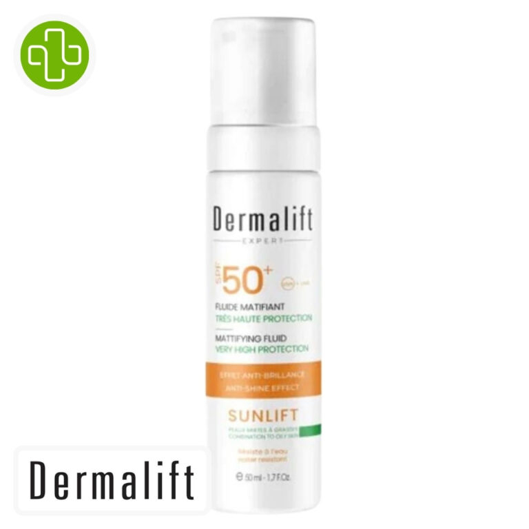 DERMALIFT - Sunlift Fluide Matifiant SPF50+ - 50ml Maroc Au Meilleur ...