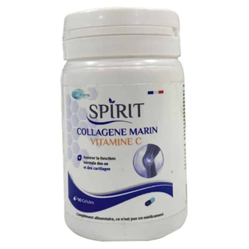Spirit Pharma Collagène Marin Et Vitamine C - 90 Gélules Maroc Au ...