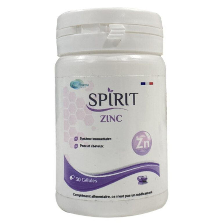 Spirit Pharma Zinc - 30 Gélules Maroc | Parachezvous.ma