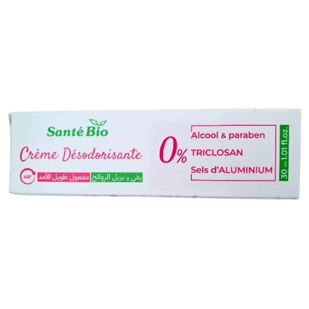 SANTÉ BIO - Premium Crème Désodorisante - 30ml Maroc Au Meilleur Prix ...