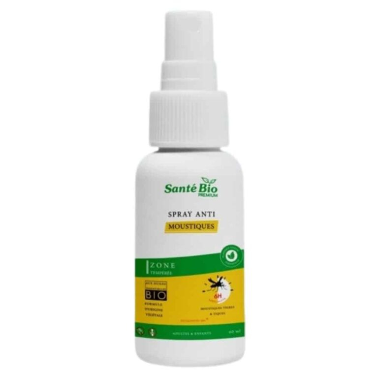 Santé Bio Premium Spray Anti-Moustiques - 60ml Maroc Au Meilleur Prix ...