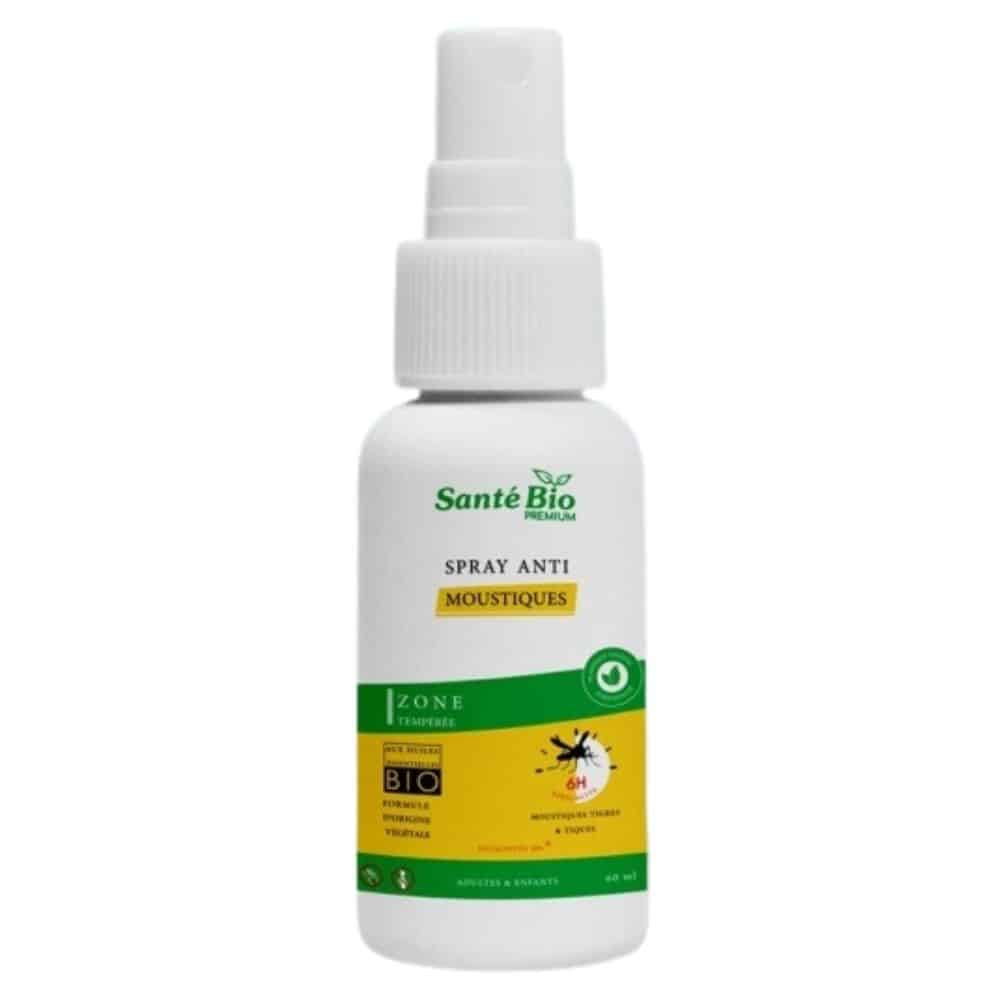 Santé Bio Premium Spray Anti-Moustiques - 60ml Maroc | Parachezvous.ma