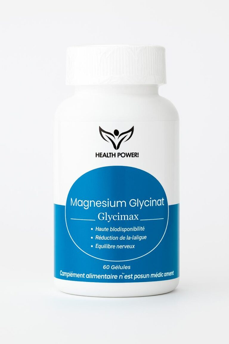 HEALTH POWER - Magnesium Glycinate - 60 Gélules Maroc Au Meilleur Prix ...