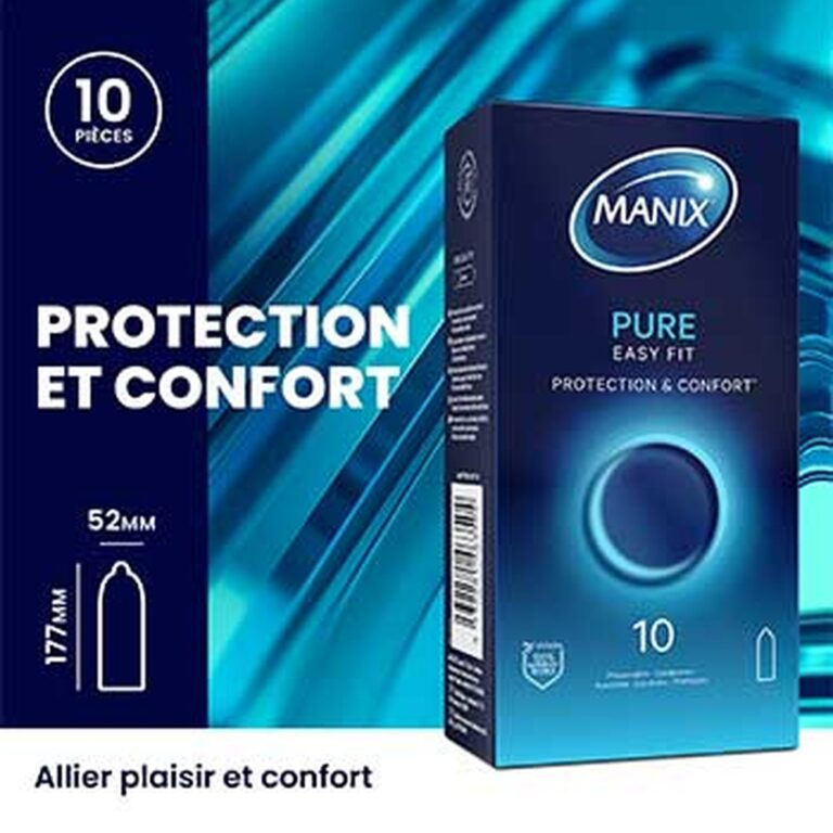 MANIX - Préservatif Pure (Protection & Confort) - 10u Maroc Au Meilleur ...