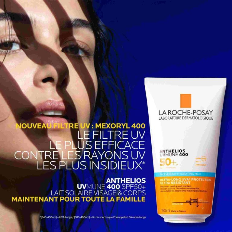 LA ROCHE-POSAY - Anthelios UVMUNE 400 Lait Solaire Hydratant Visage ...