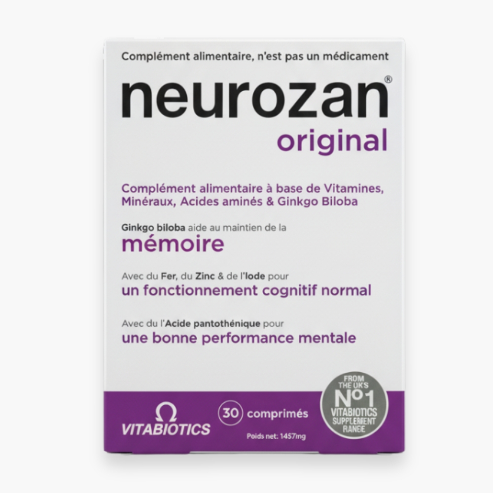 VITABIOTICS - Neurozan Original Mémoire & Fonctions Cognitives - 30 ...