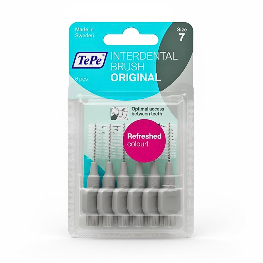 TEPE - Interdental Brush Original Gris 1.3mm Taille 7- 6u Maroc Au ...