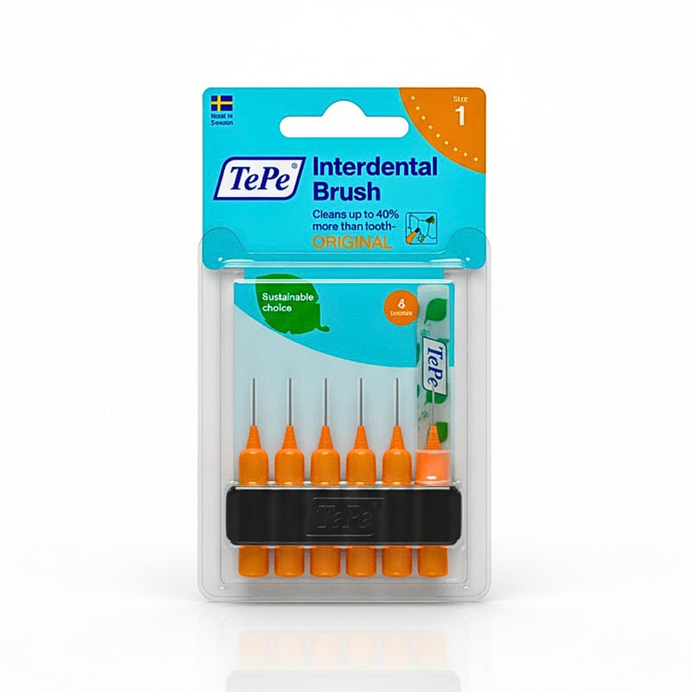 TEPE - Interdental Brush Original Orange 0.45mm Taille 1- 6u Maroc Au ...