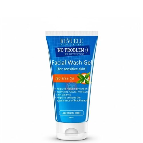REVUELE - No Problem Facial Wash Gel Tea Tree Oil 200Ml Maroc Au ...