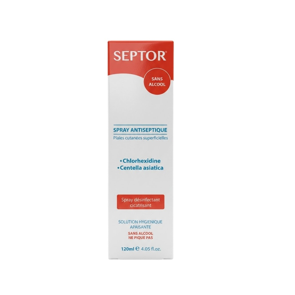 SEPTOR - Spray Antiseptique 120ml Maroc Au Meilleur Prix | Parachezvous.ma